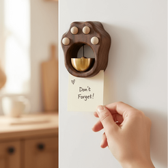 Cat Paw Bell Magnet - Cute Fridge & Door Decor | LightYear24 – Lightyear24